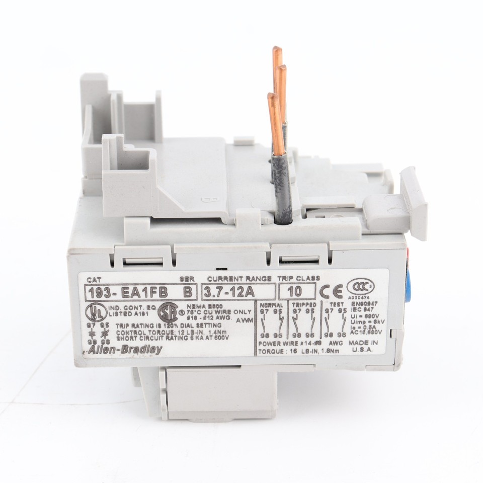 Allen-Bradley 193-EA1FB Overload Relay 193 New | eBay