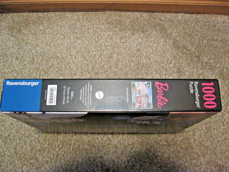 RAVENSBURGER 1000 PIECE PUZZLE BARBIE MEET ME IN MALIBU IN HAND! SHIPS ...