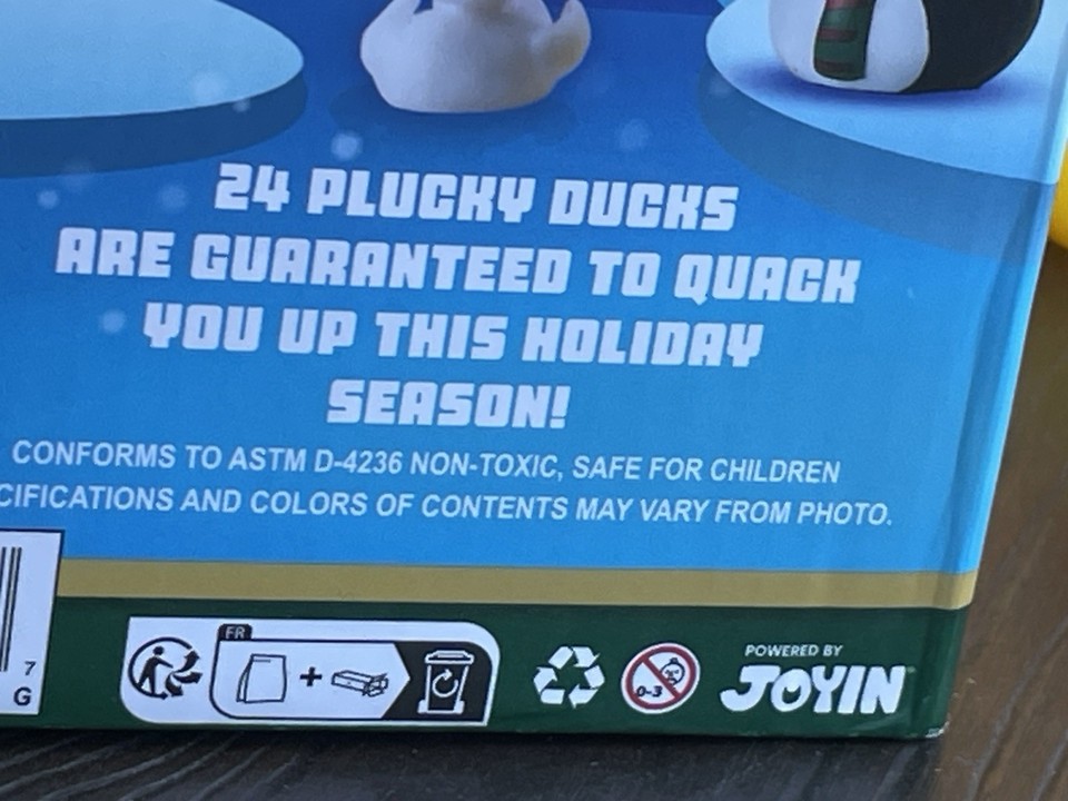 Box of 22 Christmas Rubber Ducks 2" Duckies Santa Reindeer Snowman | eBay