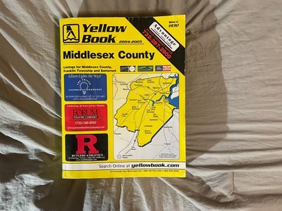 Middlesex County New Jersey Yellow Pages Phone Book 2004 2005 Franklin ...