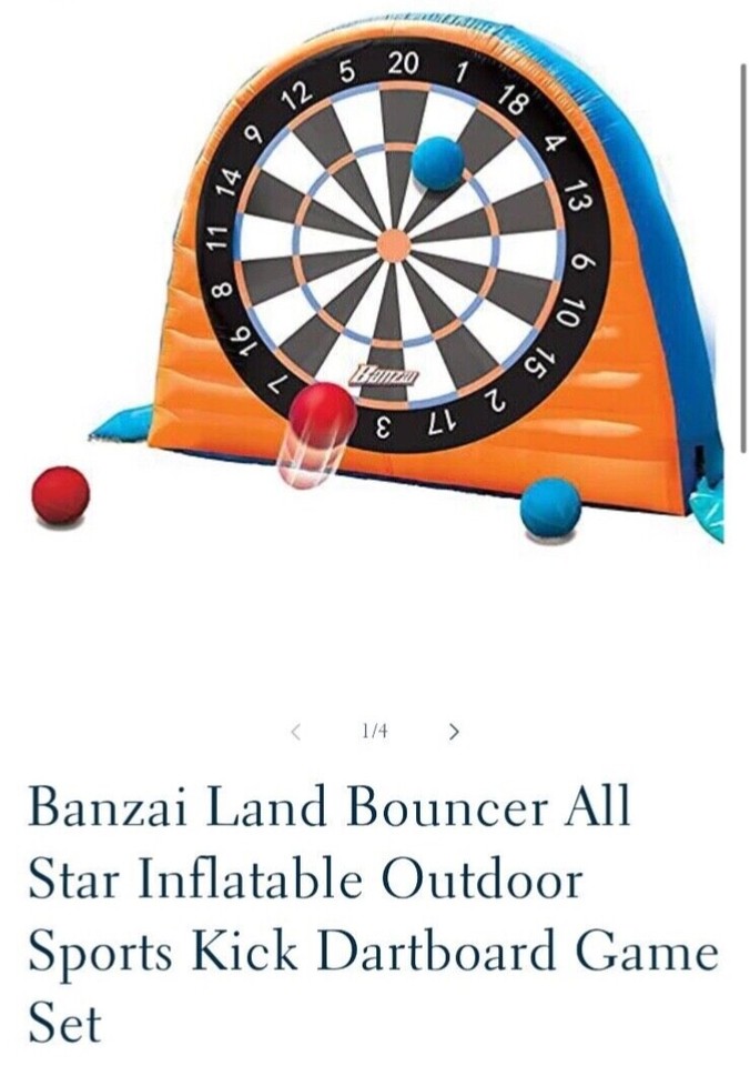7ft Inflatable Dart Board Party Inflatables Outdoor Games Giant ...