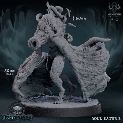 Soul Eater 2 Monster Miniature Fits DND D&D Pathfinder War TableTop ...