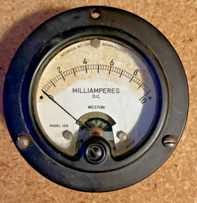 Panel Meters - Vintage Weston Model