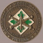 1st Battalion 44th ADA 4th INF DIV Challenge Coin 1.75" DIA C-2 | eBay