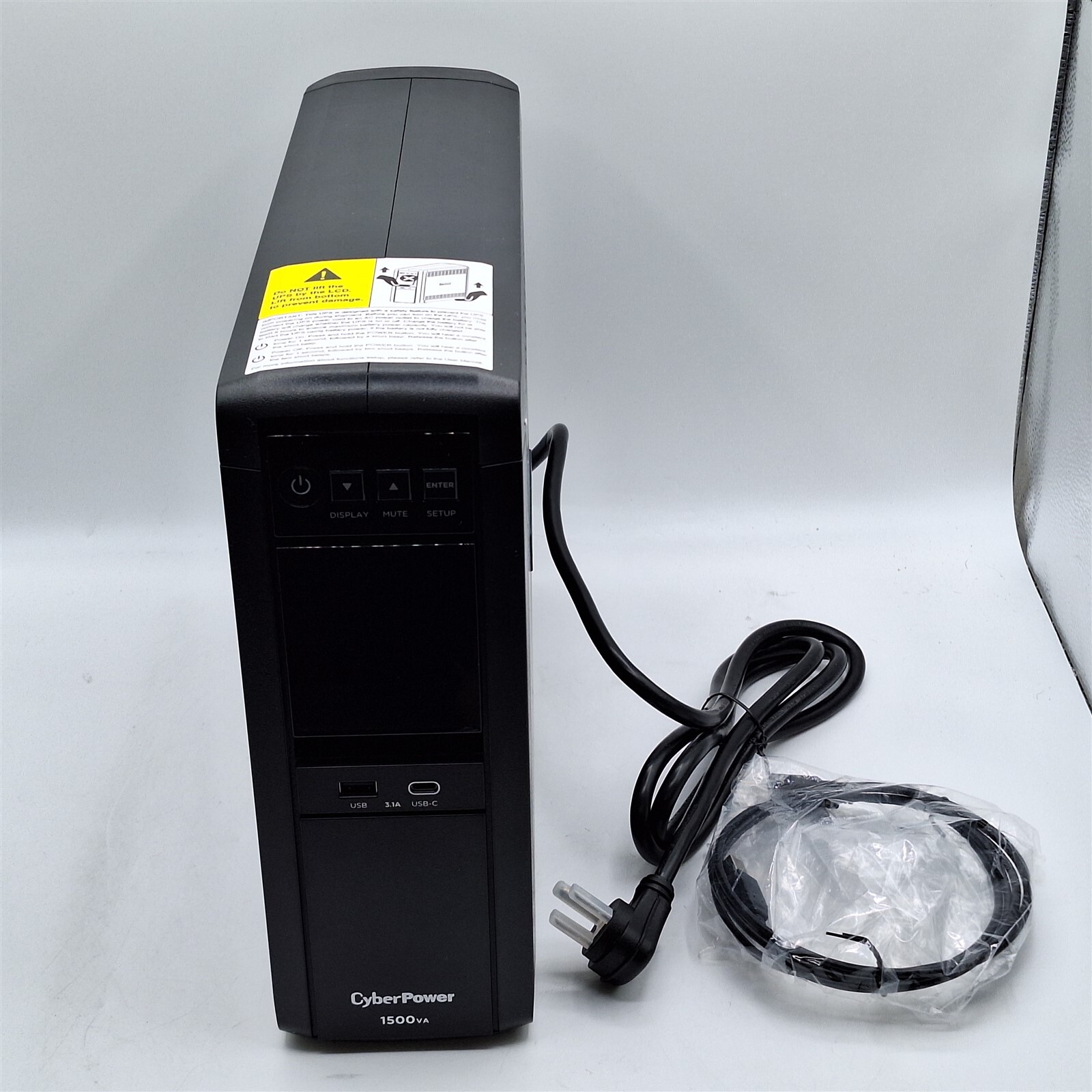 CyberPower - 1500VA Sine Wave Battery Back-Up System - Black [GX1500U ...