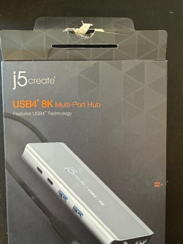 Authentic J5 Create USB4 8K Multi-Port HUB (JCD403) 847626006036| eBay