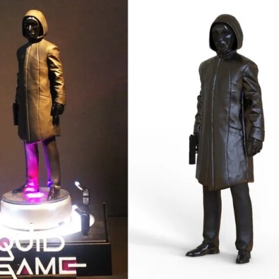 Squid Game Frontman Figure 8” Tall (paint It Yourself Project) 3D ...