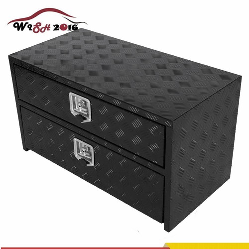 36"x20"x18" Aluminum Underbody Truck Tool Box w/Drawer for Flatbed ...