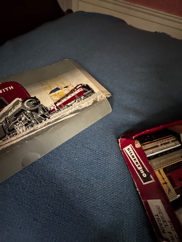 VINTAGE GILBERT HO SCALE HO 310 DIESEL FREIGHT TRAIN SET | eBay