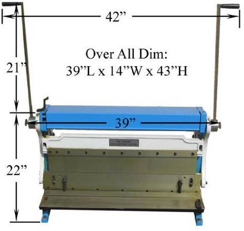 30 inch Heavy Duty Sheet Metal Shear Brake Roll 3-In-1 Combo MAX 20 ...