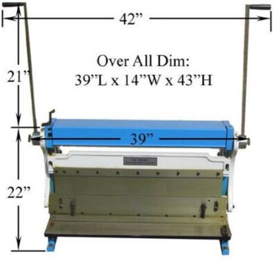 30 inch Heavy Duty Sheet Metal Shear Brake Roll 3-In-1 Combo MAX 20 ...