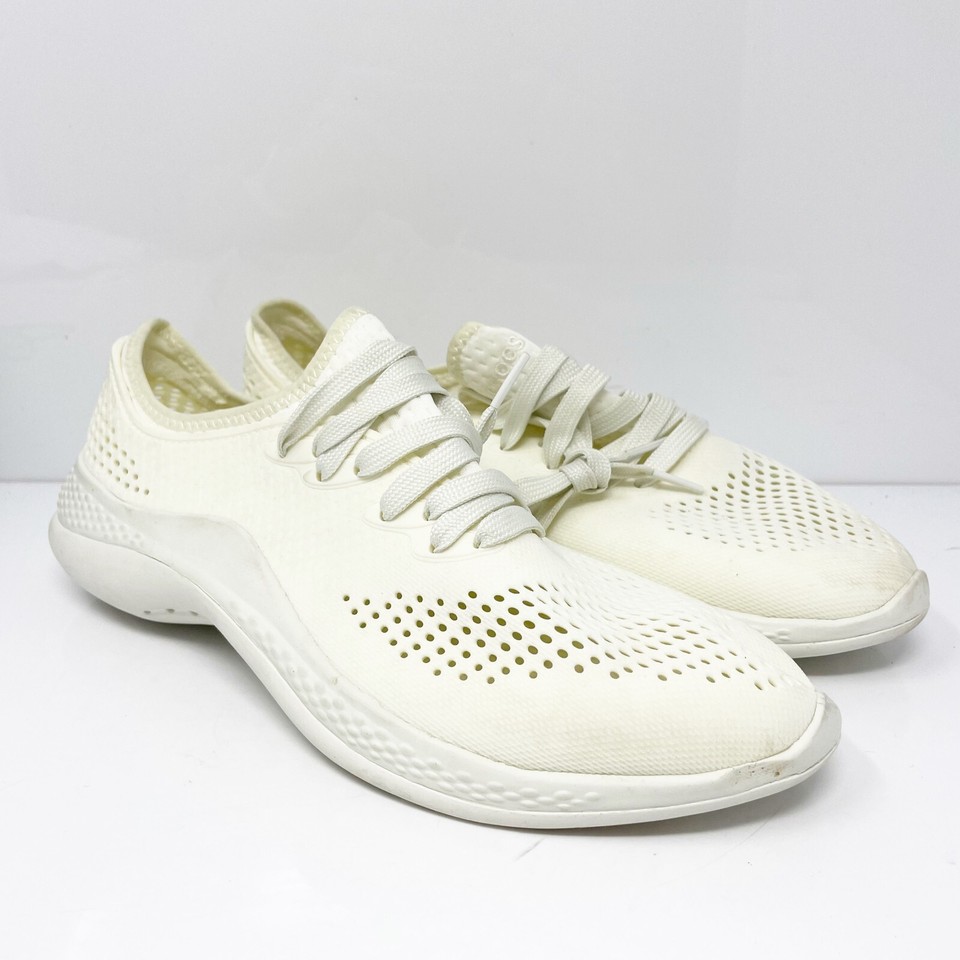 Crocs Womens Literide 360 Pacer 206705 Ivory Casual Shoes Sneakers Size ...