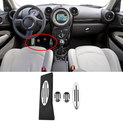 For Manual Mini Clubman Countryman Footrest Gas Brake Clutch Pedal Pad ...