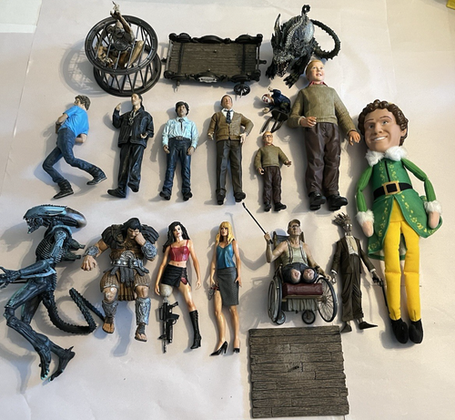 15 Neca McFarlane FIGURE PART LOT MONTY PLANET TERROR ELF ALIEN CONAN ...