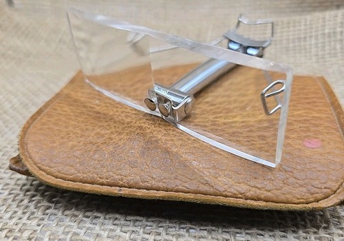 Vintage Edroy Opticaid Clip On Magnifier In Soft Leather Case | eBay