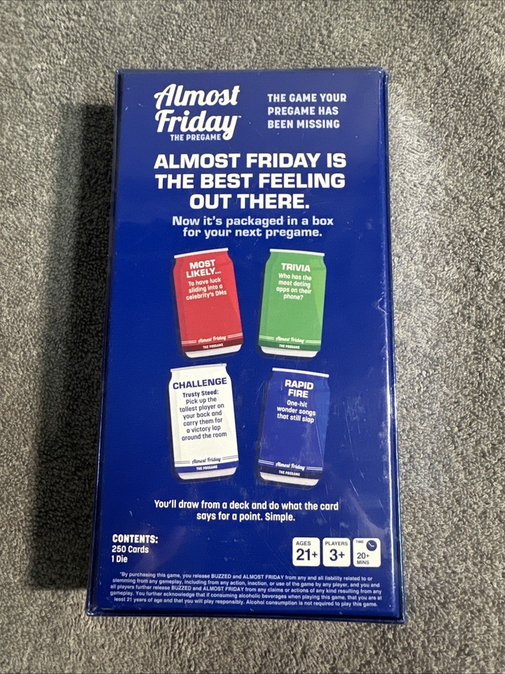 Almost Friday by What Do You Meme? Game New 21+ Drinking Game NEW ...