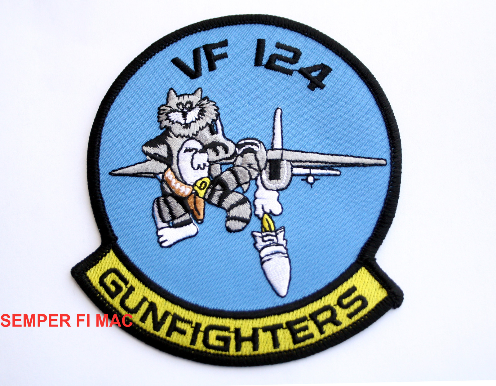 VF-124 GUNFIGHTERS PATCH US NAVY VETERAN GIFT PIN UP NAS F-14 TOMCAT ...