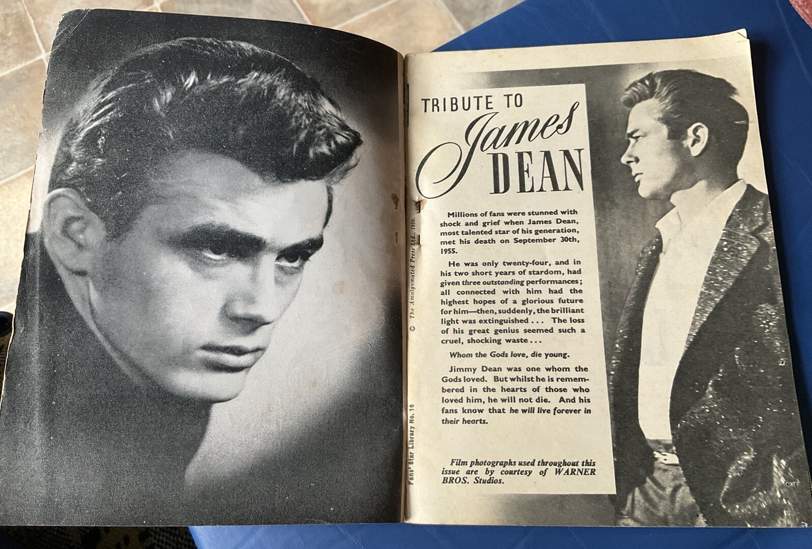 James Dean Magazine Bundle, Fans Star Library Vintage 1950s & Yours ...