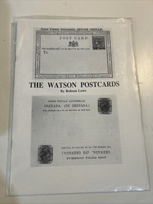The Watson Post Cards, by Robson Lowe, New. Rare British Colonial ...
