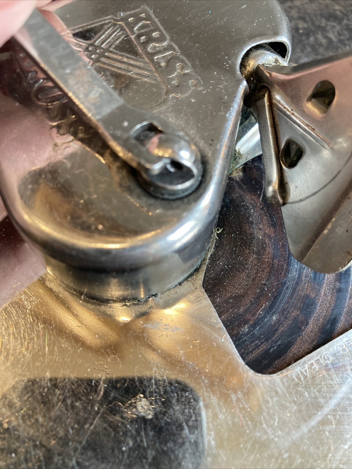 Vintage Rhodes Kriss Kross Stropper Razor Blade Sharpener W/ Box 1927 ...