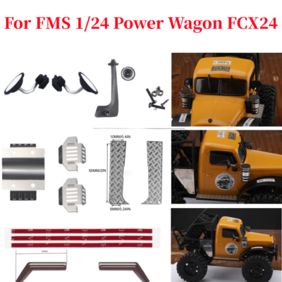 For FMS 1/24 Power Wagon FCX24 RC Car Upgrades Assembly Accessories ...