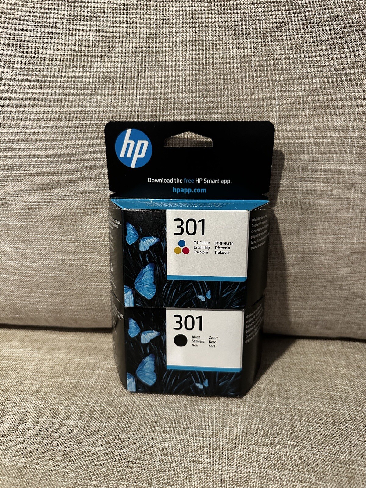 HP 301 Original Ink Cartridges, CH562EE Black and Tri-Colour, Multipack ...