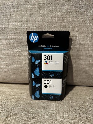 HP 301 Original Ink Cartridges, CH562EE Black and Tri-Colour, Multipack ...