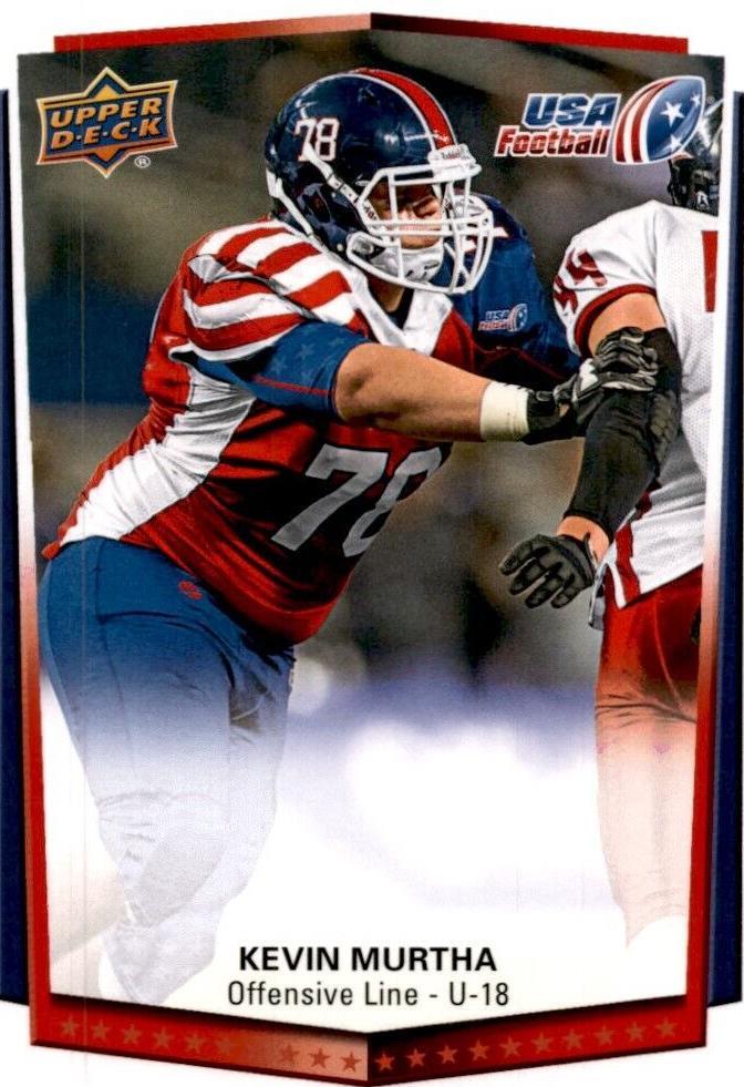 2015 Upper Deck USA Football - U-18 Kevin Murtha #75 (RC) for sale ...