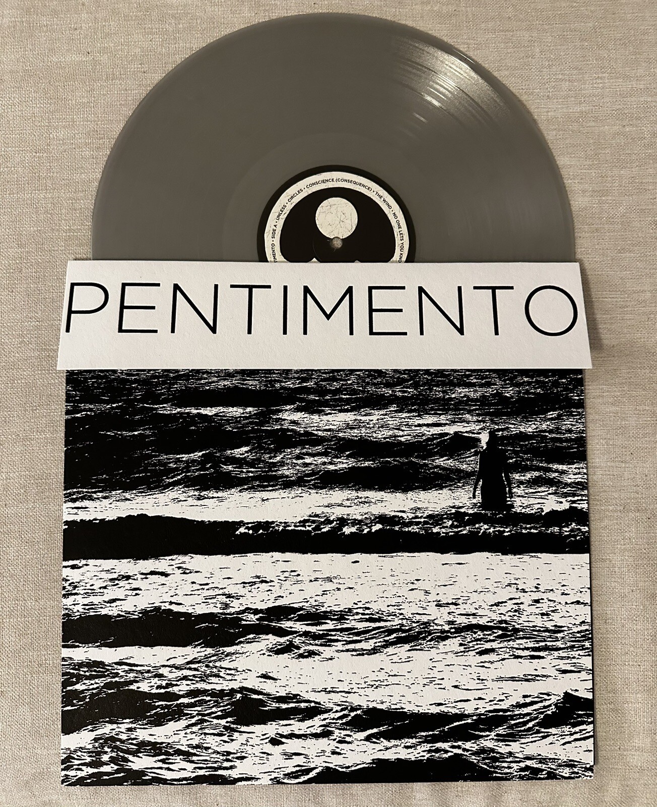 Pentimento Self Titled Handscreened Jacket Silver Vinyl /100 | eBay