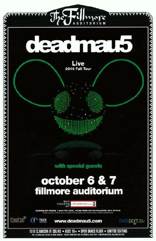 Deadmau5 Concert Poster