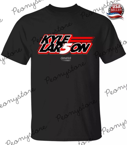 HOT SALE !!! Men's Kyle Larson Team Collection Racing Black T-Shirt S ...