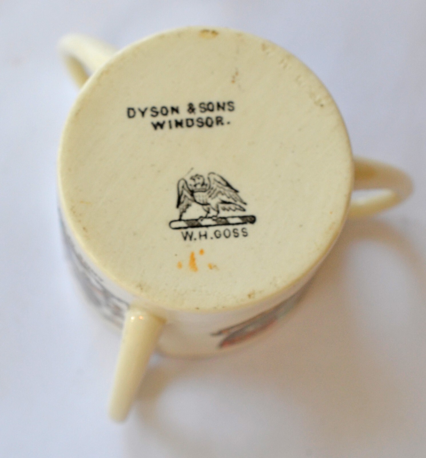 W.H. Goss Crested Ware Tyg - Windsor, Eton College, King George V coats of arms | eBay UK