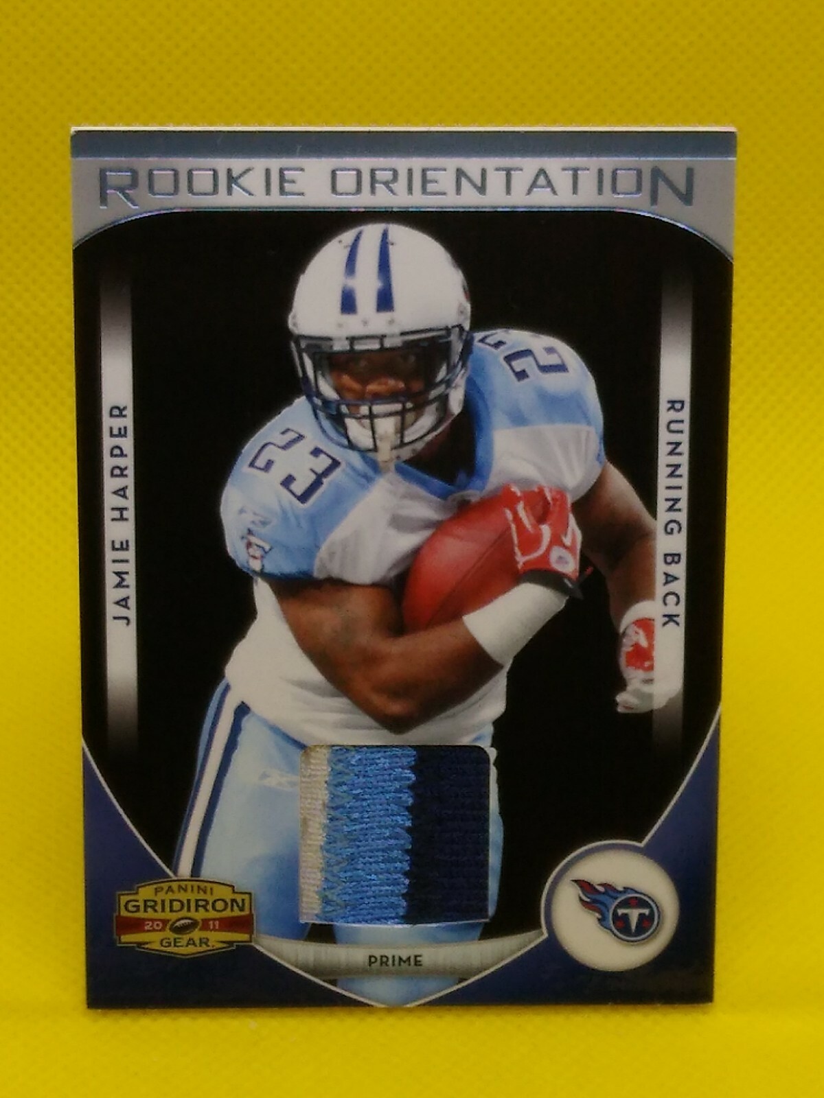 Jamie Harper 2011 Gridiron PRIME ROOKIE 3 COLOR JERSEY #17 Clemson ...