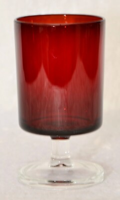 1 (von 3 ) Weinglas rot luminarc France Weißweinglas Wasserglas 10,4 cm ...