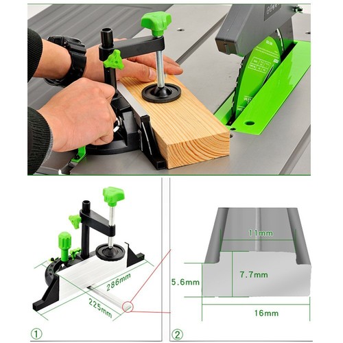 Woodworking Table Saw Push Handle Push Rule Miter Gauge and Box Joint ...