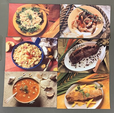 # T4193 RECIPE, FOOD POSTCARD LOT, 6 DIF. CARDS | eBay