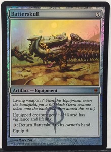 Batterskull Foil X1 Moderately Played New Phyrexia Mythic Rare Magic ...