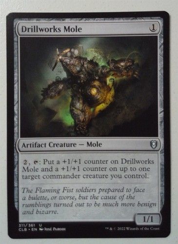 Drillworks Mole *Uncommon* Magic MtG x1 CLB Baldur's Gate | eBay