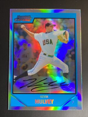 2007 Bowman Draft Prospects Chrome Refractor #BDPP73 Kevin Mulvey New ...