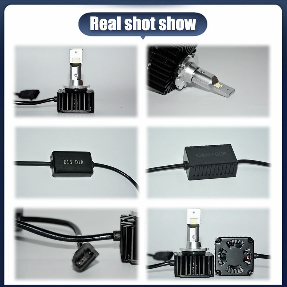 For Lexus RX350 2012-2013 LED Headlight Bulbs Conversion Kit D4S D4R ...