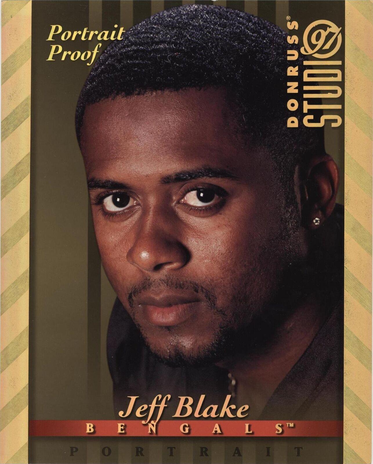 1997 Donruss Studio - Jeff Blake #3 8x10 Gold Portrait Proof /1000 for ...