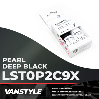 GENUINE VW PEARL DEEP BLACK TOUCH-UP PAINT PEN STICK LC9X LST0P2C9X ...