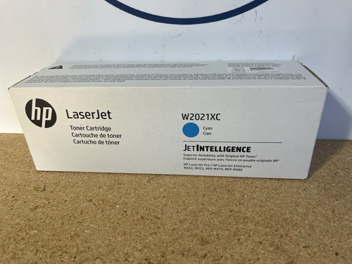 HP LaserJet 414X Cyan W2021XC Printer High-Yield Toner Cartridge ...