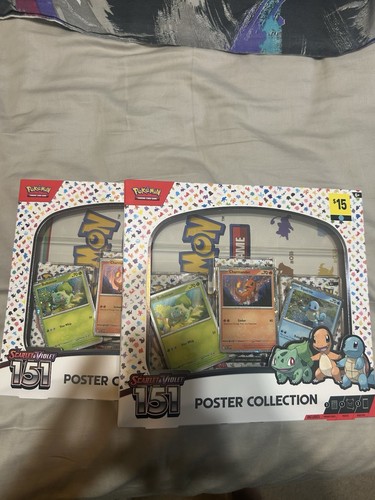 POKEMON SCARLET & VIOLET 151 POSTER COLLECTION BOX (2) | eBay