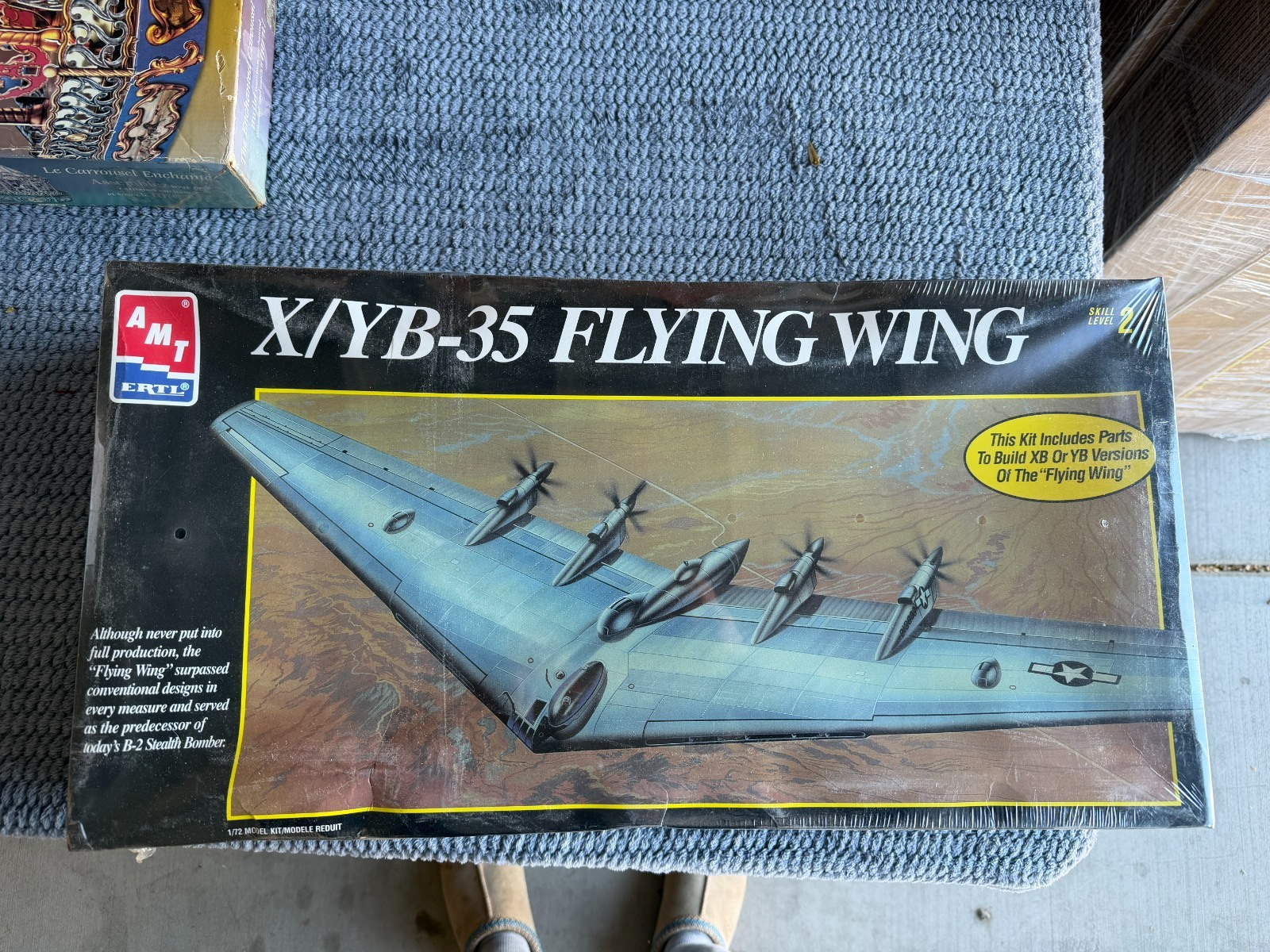 AMT Ertl 1/72 Northrop X/YB-35 Flying Wing USAF Aircraft Model Kit ...