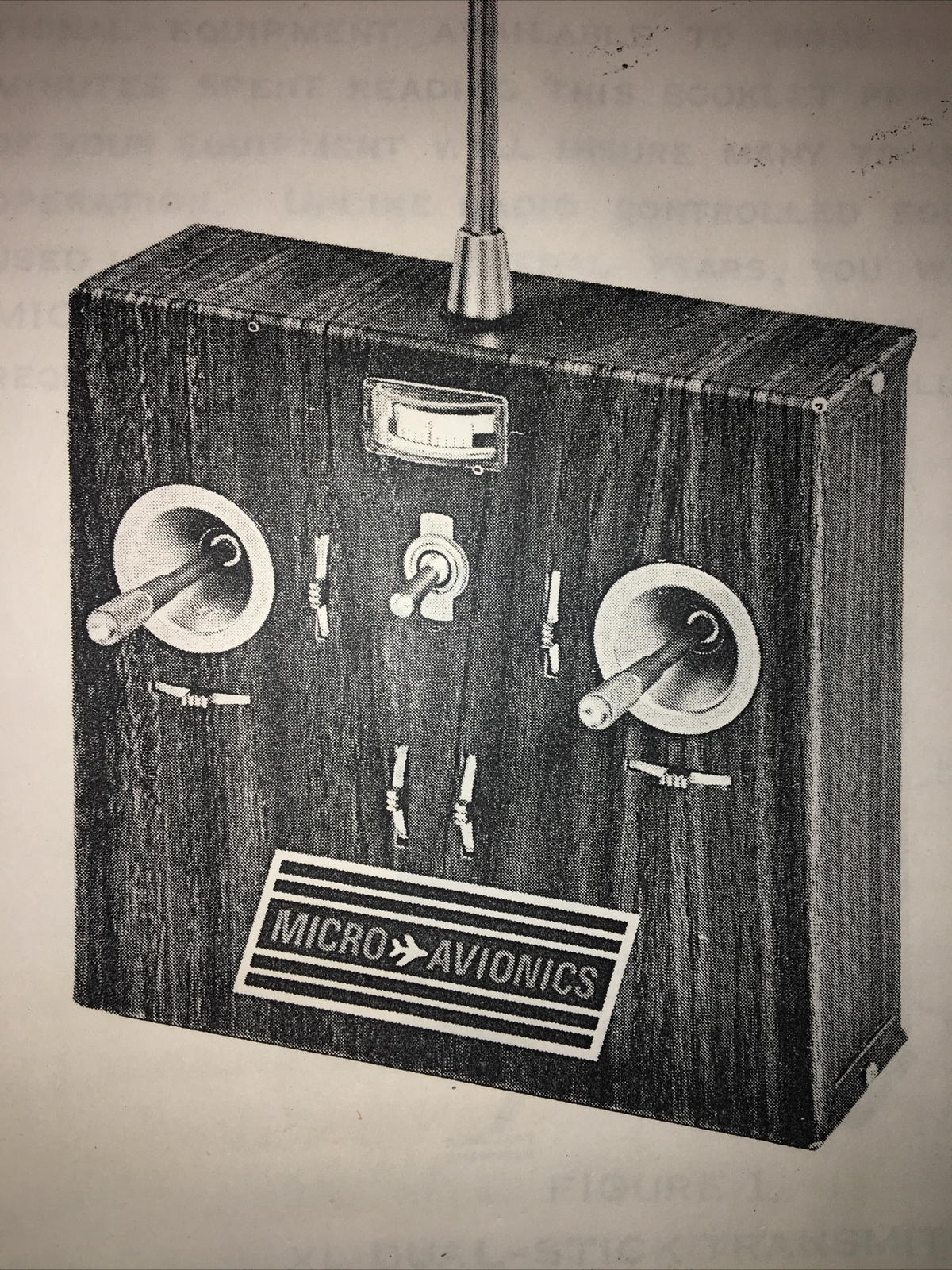 Vintage RC transmitter Micro Avionics Instruction Manual XL Light ...