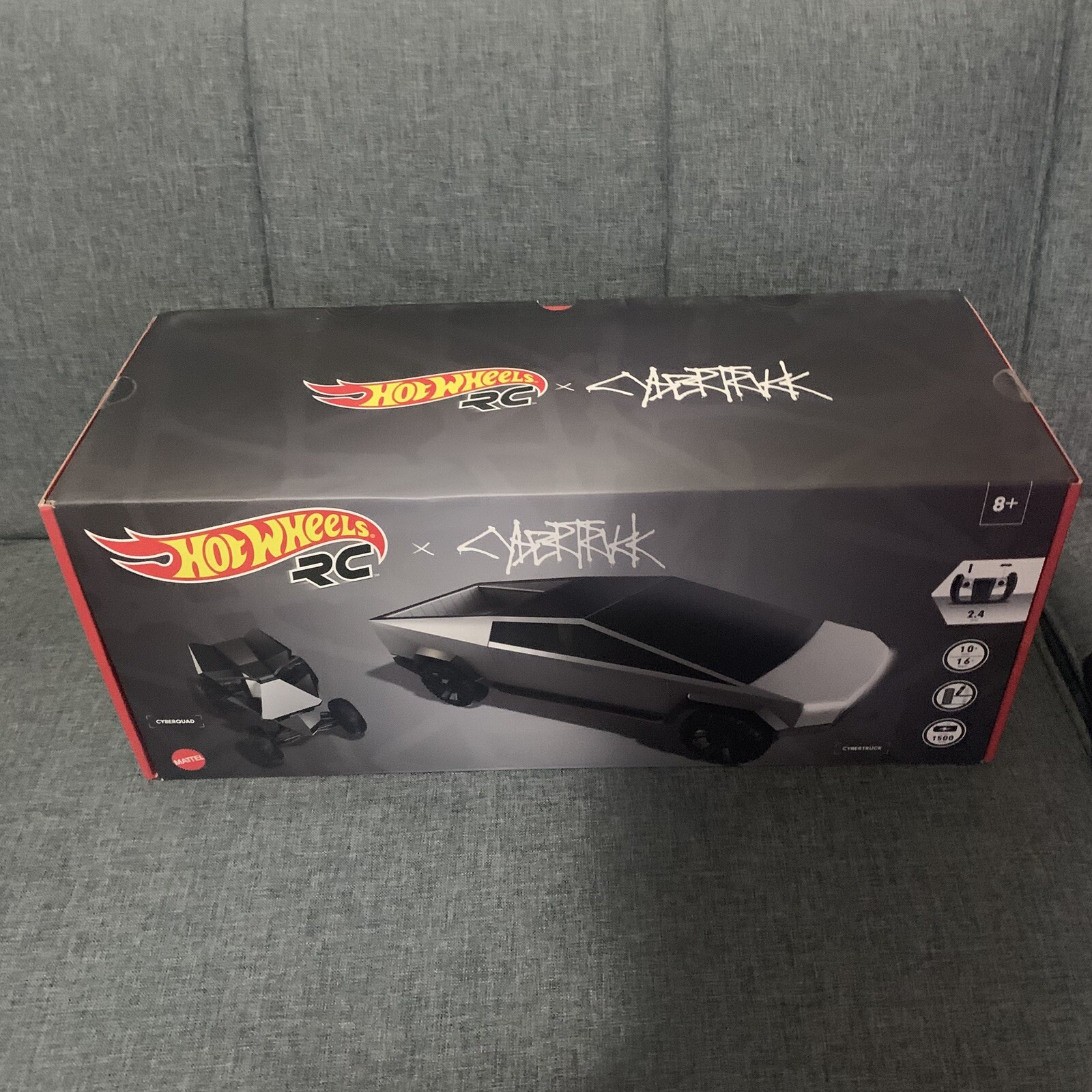 Hot Wheels Tesla Cybertruck 1:10 RC Remote Control Car Cyber Truck Open ...