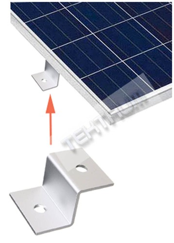 TEKTRUM Z BRACKET SOLAR FLUSH MOUNT KIT SUPPORTING SOLAR PANELS - SET ...
