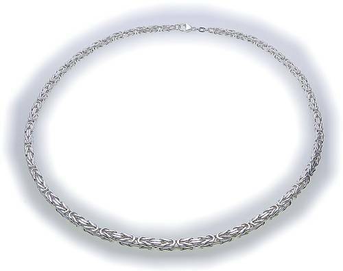 King chain in Silver 925 4.0 mm 55 cm Sterling Silver Unisex Quality | eBay