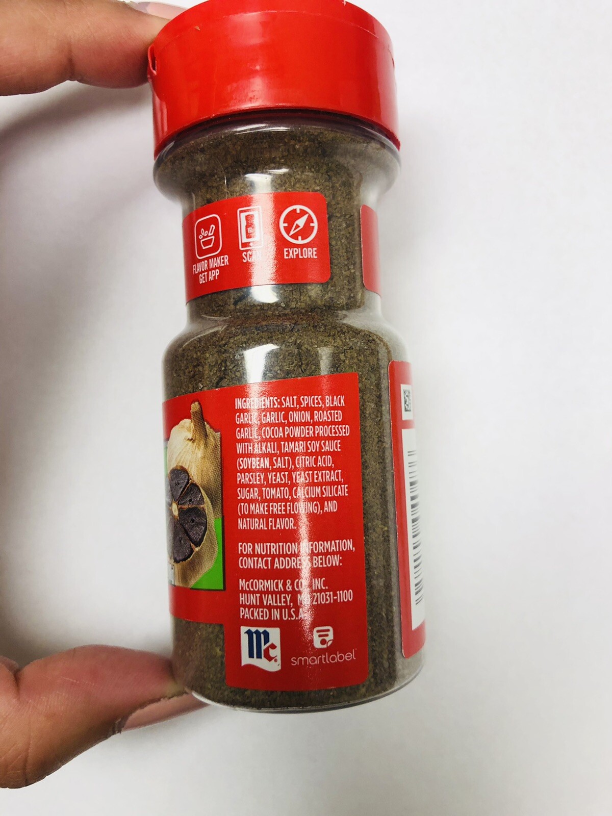 (2) McCormick Black Garlic Powder Seasoning 3.12 Oz Best By 12/30/2021 ...